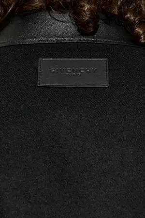 Givenchy Jacket With Leather Collar