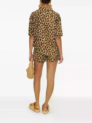 SIMONMILLER Bia Leopard-print Shirt