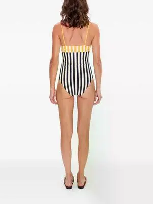 SIMONMILLER Behati Striped Swimsuit