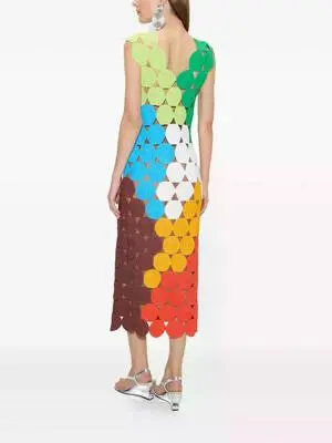 SIMONMILLER Muro Crochet Midi Dress