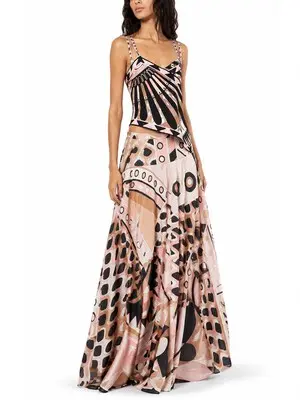 Emilio Pucci Printed Halter Neck Top