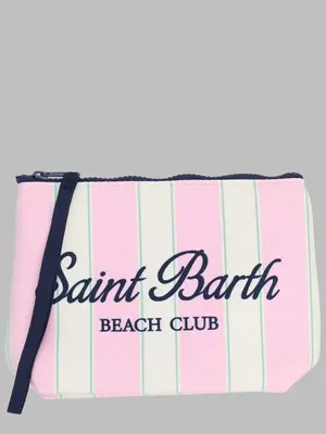 MC2 SAINT BARTH Pochette "aline" With Striped Design