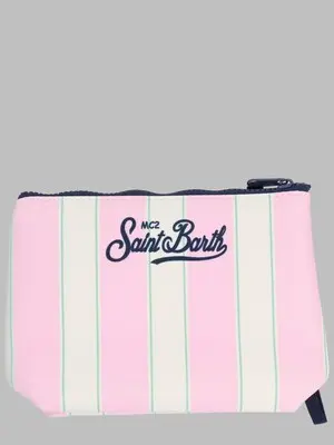 MC2 SAINT BARTH Pochette "aline" With Striped Design