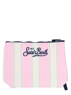 MC2 SAINT BARTH Pochette "aline" With Striped Design