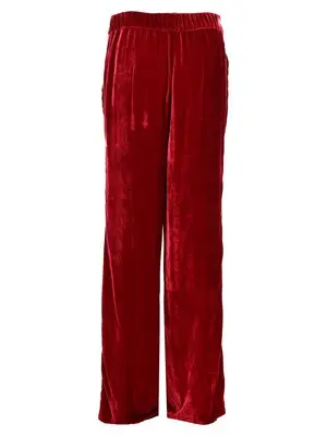 P.a.r.o.s.h Velvet Viscose Silk Blend Trousers