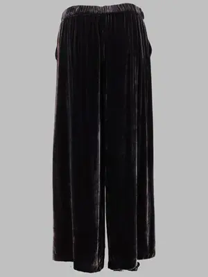 P.a.r.o.s.h Viscose Blend Silk Trousers - Brown