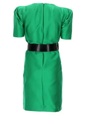 P.a.r.o.s.h Satin Belted Dress