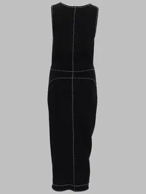 Alexander McQueen Viscose Dress With Zip Detail