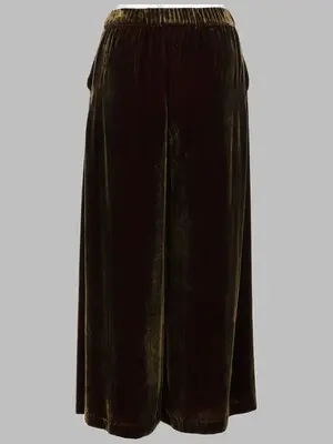 P.a.r.o.s.h Velvet Silk Blend Trousers