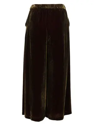 P.a.r.o.s.h Velvet Silk Blend Trousers