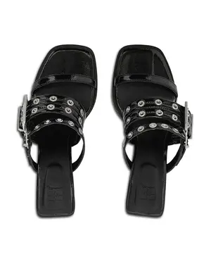 GANNI Buckle Strap Mules