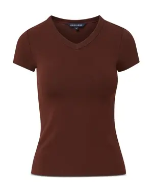 Veronica Beard Devin V-neck T-shirt