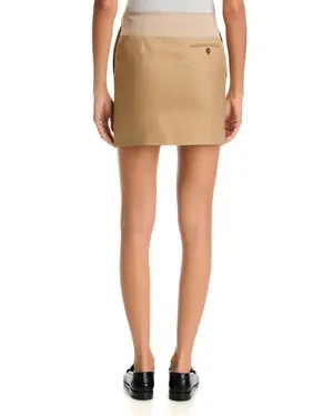 MAISON MARGIELA Virgin Wool Blend Mini Skirt