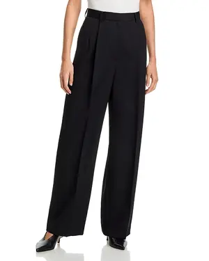 LEMIUNE Loose Wool Pants