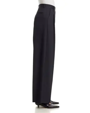 LEMIUNE Loose Wool Pants