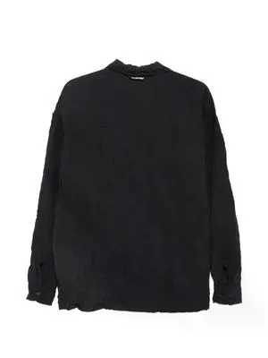 AND WANDER Crinkled-effect Shirt