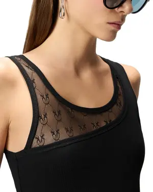 Pinko Cupboard Ribbed Tank Top