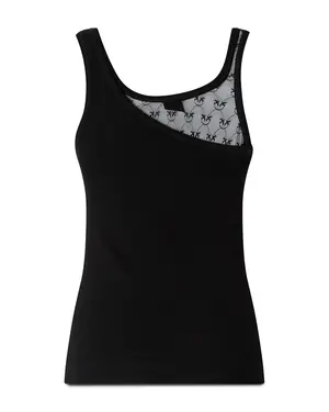 Pinko Cupboard Ribbed Tank Top