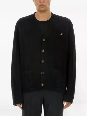 VIVIENNE WESTWOOD Alex Button Cardigan - Black