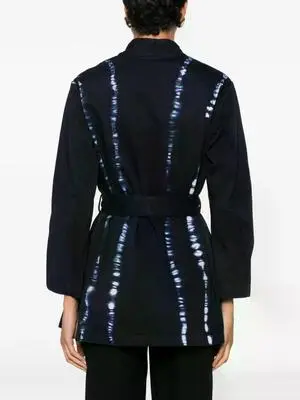 Momoni Eugenie Tie-dye Belted Coat