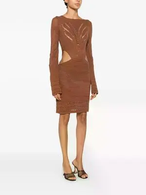 Just Cavalli Crochet-knit Mini Dress