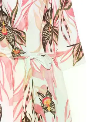 PSOPHIA Floral Print Midi Dress