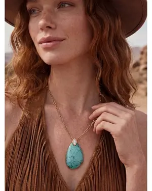 Ettika Cubic Zirconia & Pendant Necklace