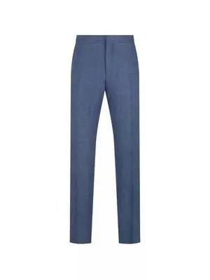 Zegna Pressed-crease Linen Trousers