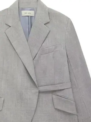 WE-AR4 Single-breasted Blazer - Grey