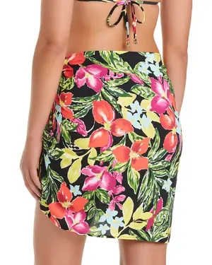 Red Carter Classic Pareo Swim Cover-up
