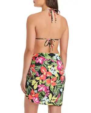 Red Carter Classic Pareo Swim Cover-up