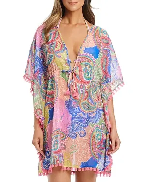 BLEU BY ROD BEATTIE Caftan Swim Cover-up - Multi