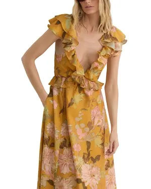 REISS Lucy Midi Dress