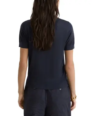 REISS Livy Short Sleeve Top