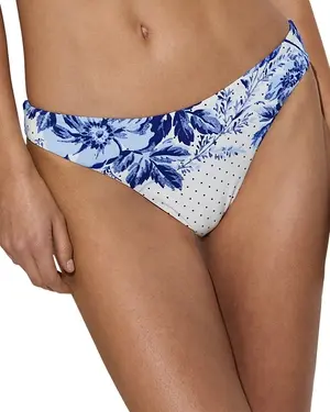 REISS Johannah Printed Bikini Bottom