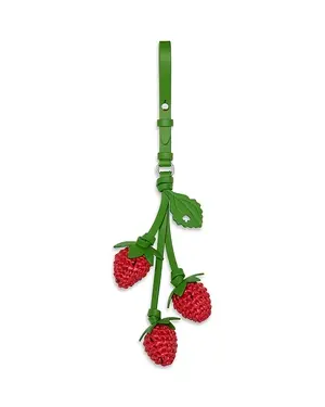 Kate Spade New York Charmed Strawberry Crochet Bag Charm - Ruby Red