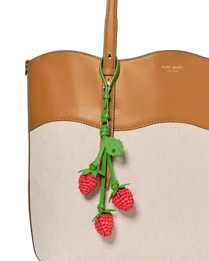 Kate Spade New York Charmed Strawberry Crochet Bag Charm