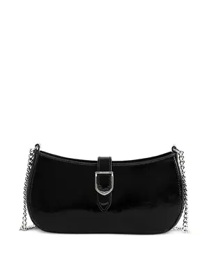 Zadig&Voltaire Janis Vintage Patent Leather Shoulder Bag