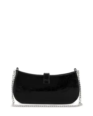 Zadig&Voltaire Janis Vintage Patent Leather Shoulder Bag