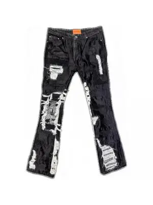 WHO DECIDES WAR Magnify Distressed Jeans - Black