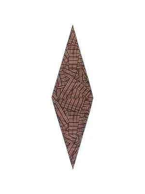 Zegna Striped Diamond-shaped Scarf