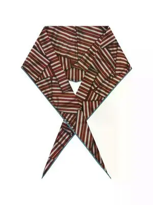 Zegna Striped Diamond-shaped Scarf