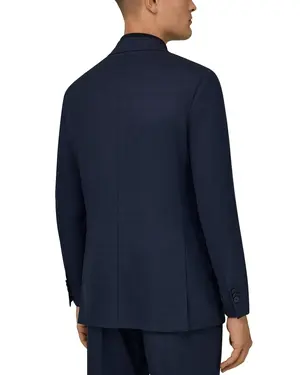 Boggi Milano Regular Fit Double Breasted Prince Of Wales Suit