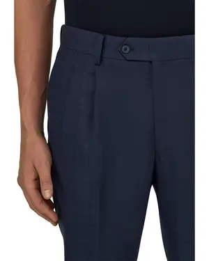 Boggi Milano Regular Fit Double Breasted Prince Of Wales Suit
