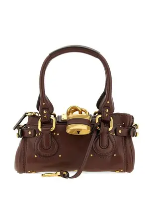 Chloé Paddington Small Leather Shoulder Bag - Brown
