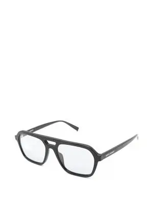 Saint Laurent Pilot-frame Sunglasses - Black