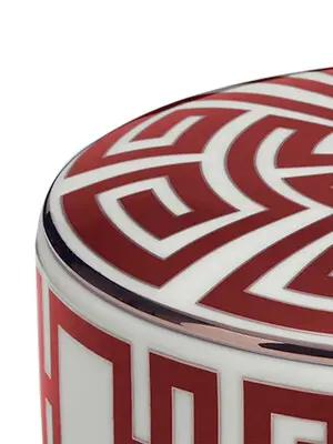 GINORI 1735 Porcelain Labirinto Round Box With Cover