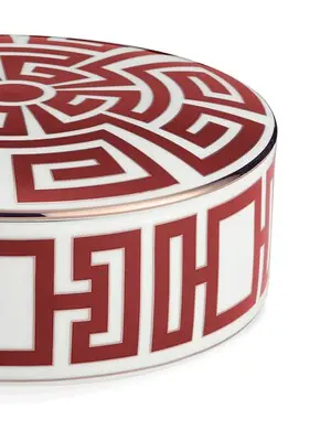 GINORI 1735 Porcelain Labirinto Round Box With Cover