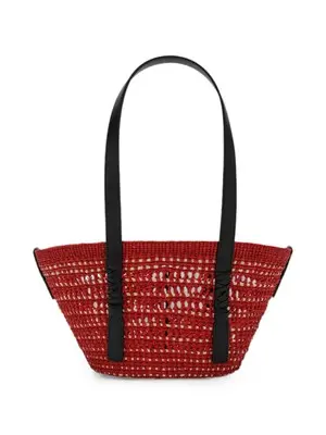 Loewe Braid Small Rafia Tote