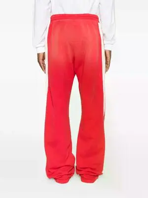 SECND SLF Lace-up Star-print Cotton Track Pants